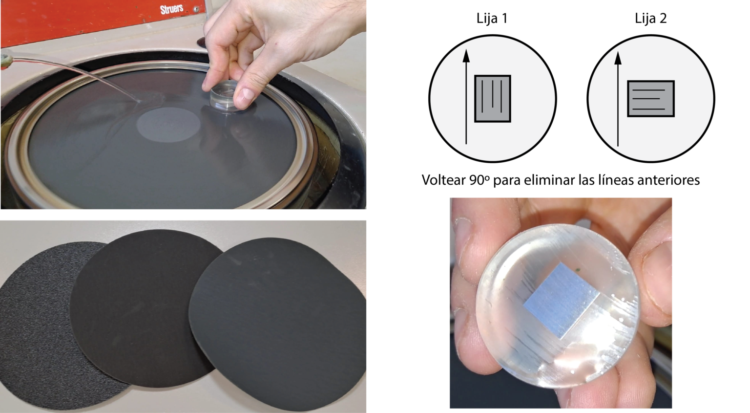 Metalografía: procedimientos de preparación de muestras